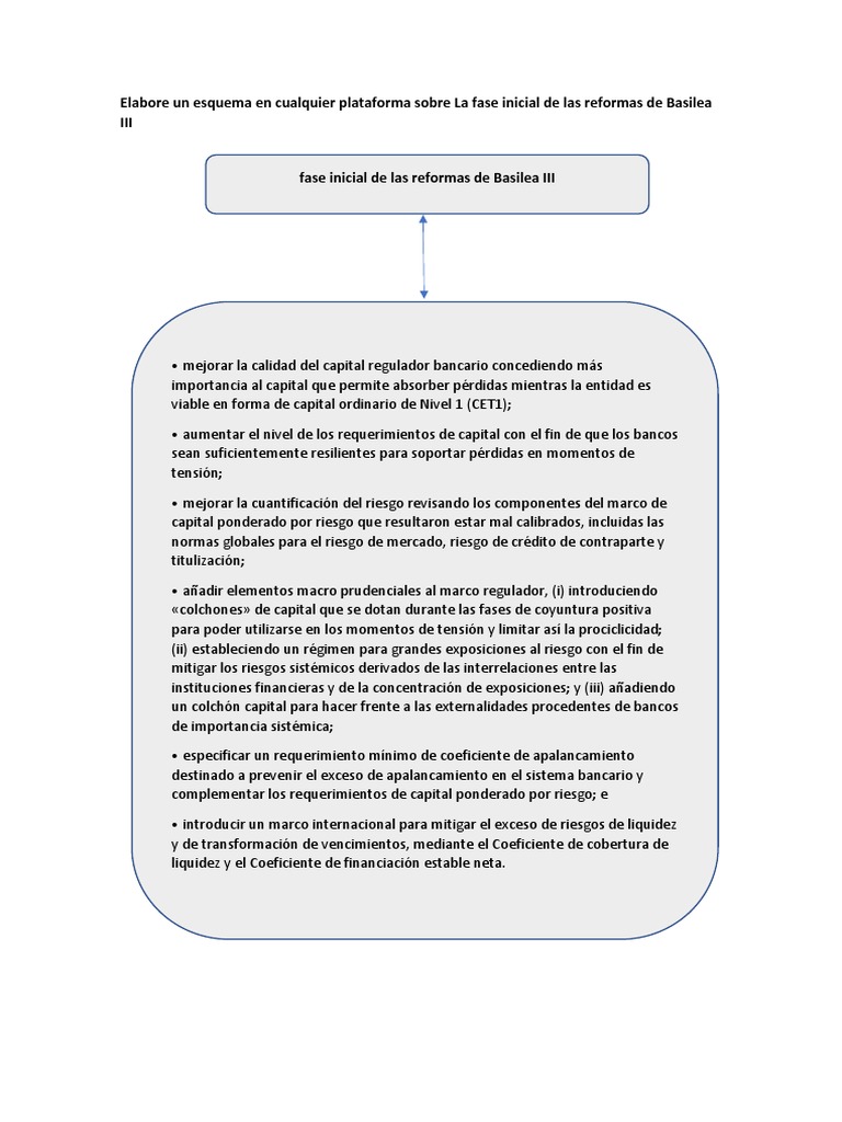 Reformas Iniciales de Basilea III | PDF