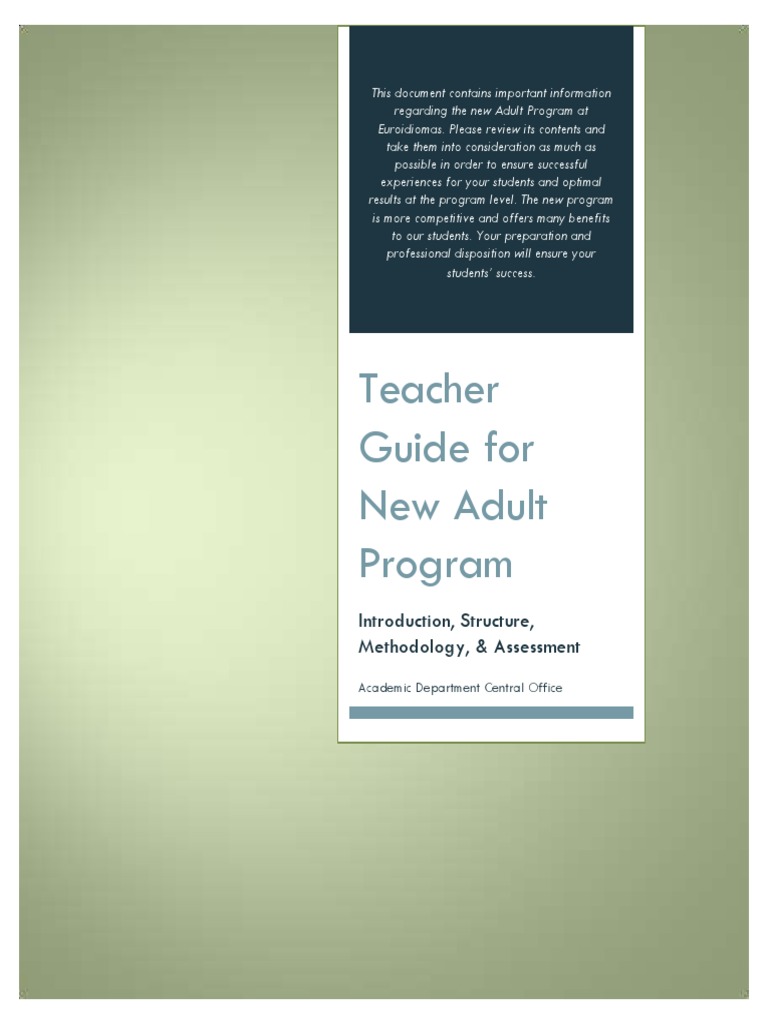 Program Guide | PDF | Learning | Teachers