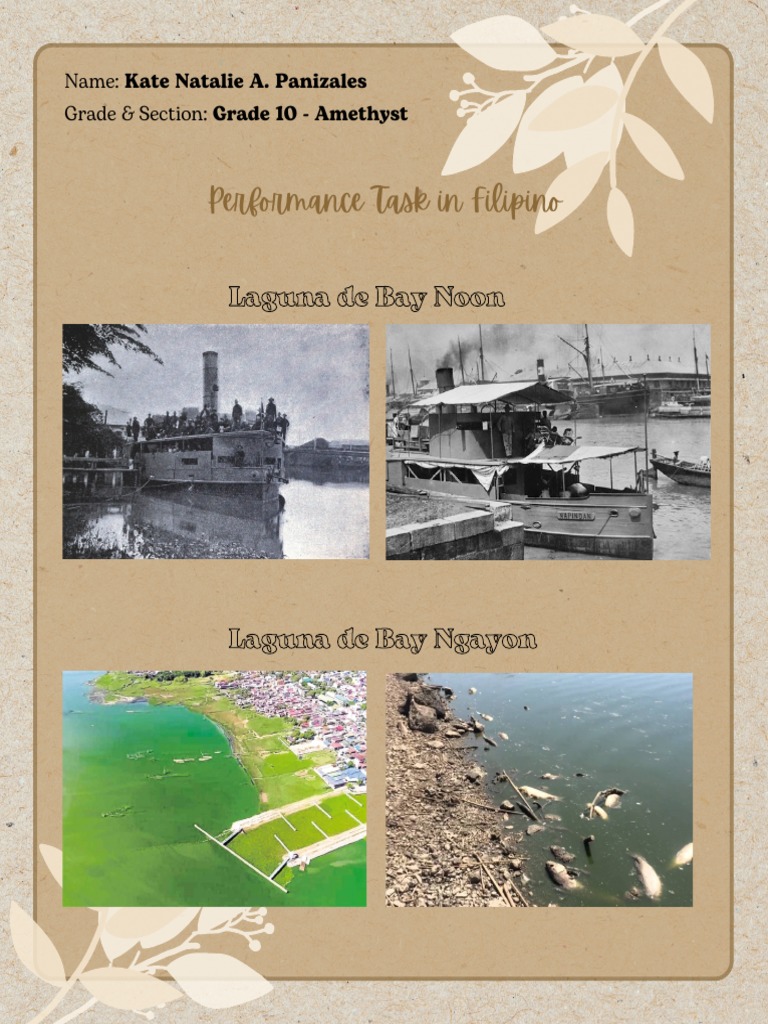 Performance Task in Filipino | PDF