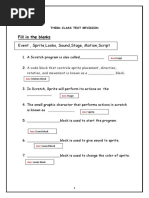 101 Effective Scratch Questions | PDF | Scratch (Programming Language) | Shape
