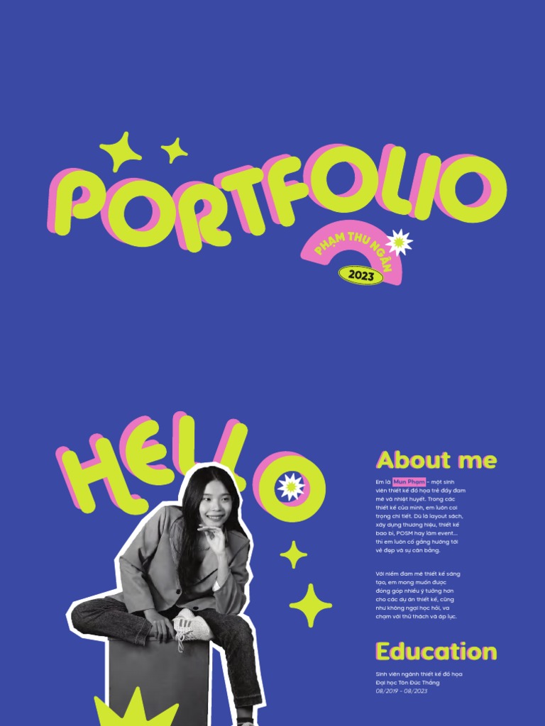PORTFOLIO - Graphic Designer - Mun Pham | PDF