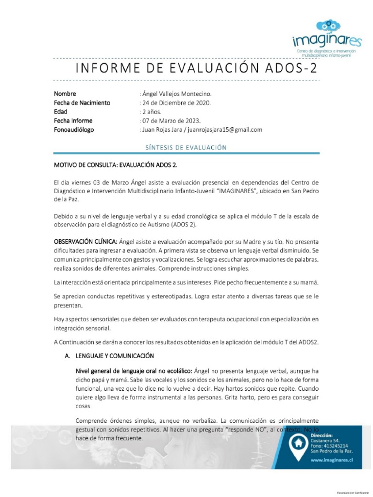 ADOS ANGEL ALEXANDER | PDF