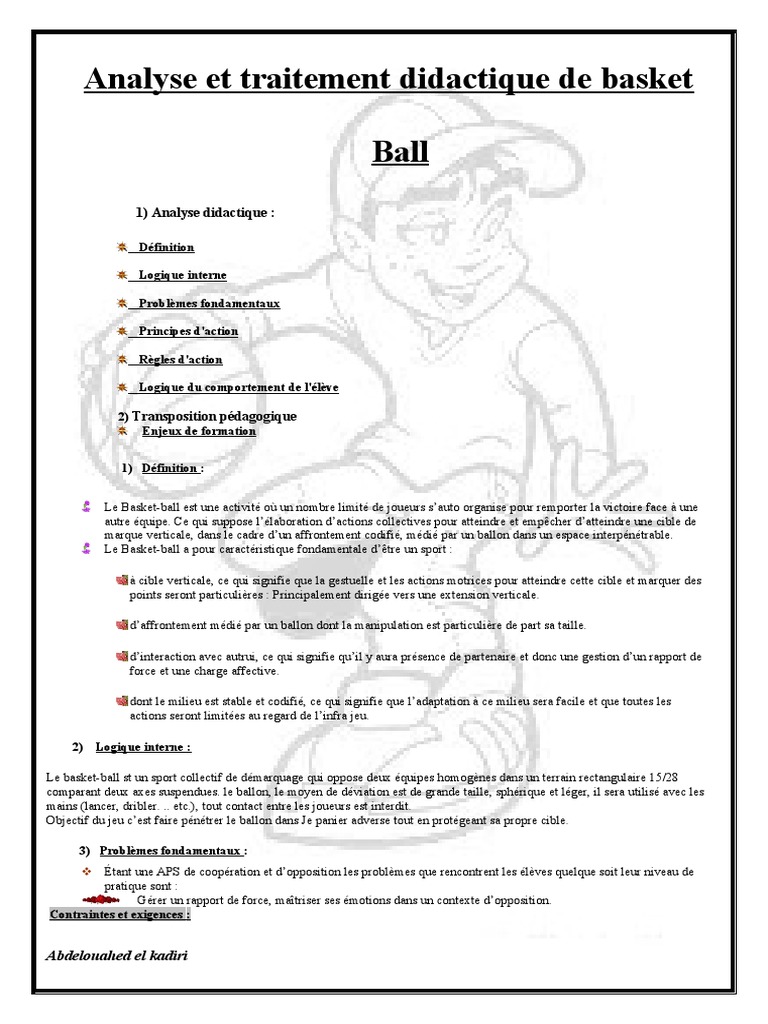 Analyse Didactique Et Traitement Didactique | PDF