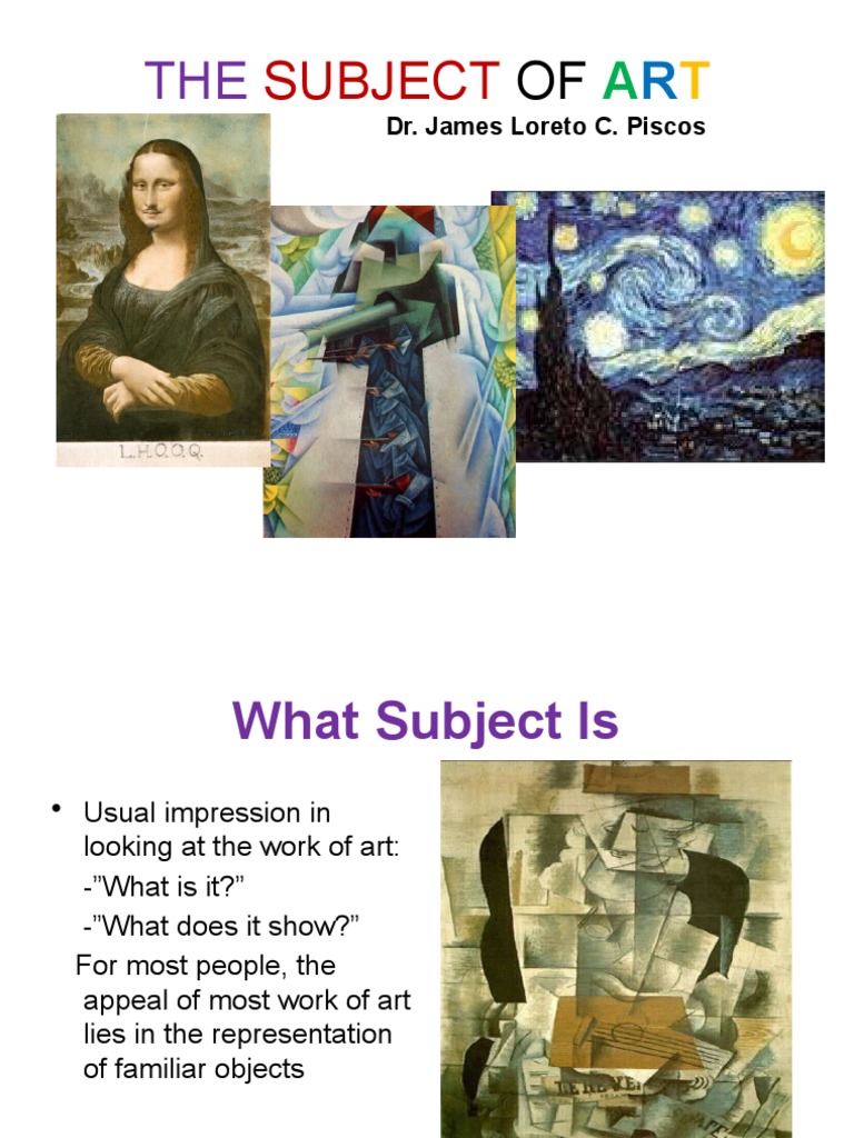 ARTAP - Module 4 (the Subject of Art) | PDF