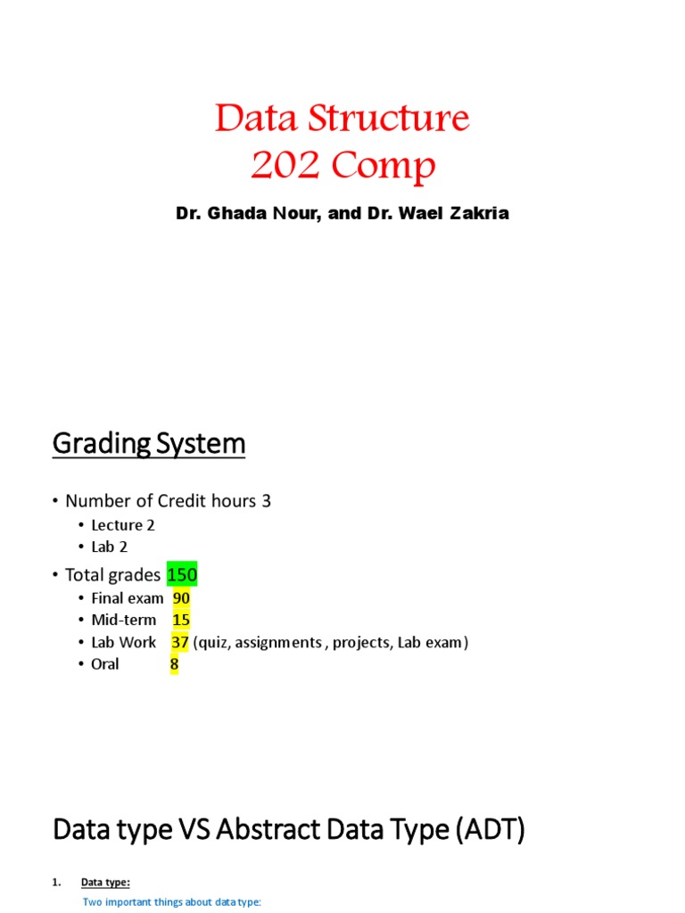 Lecture 1 Introduction Download Free Pdf Data Type Pointer Computer Programming