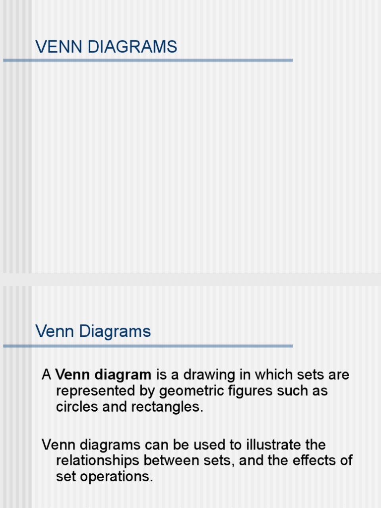Discrete Math Venn Diagram | PDF | Mathematical Concepts | Mathematics