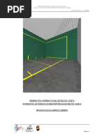 Medidas y construcción de canchas de frontón | PDF | Color | Deportes