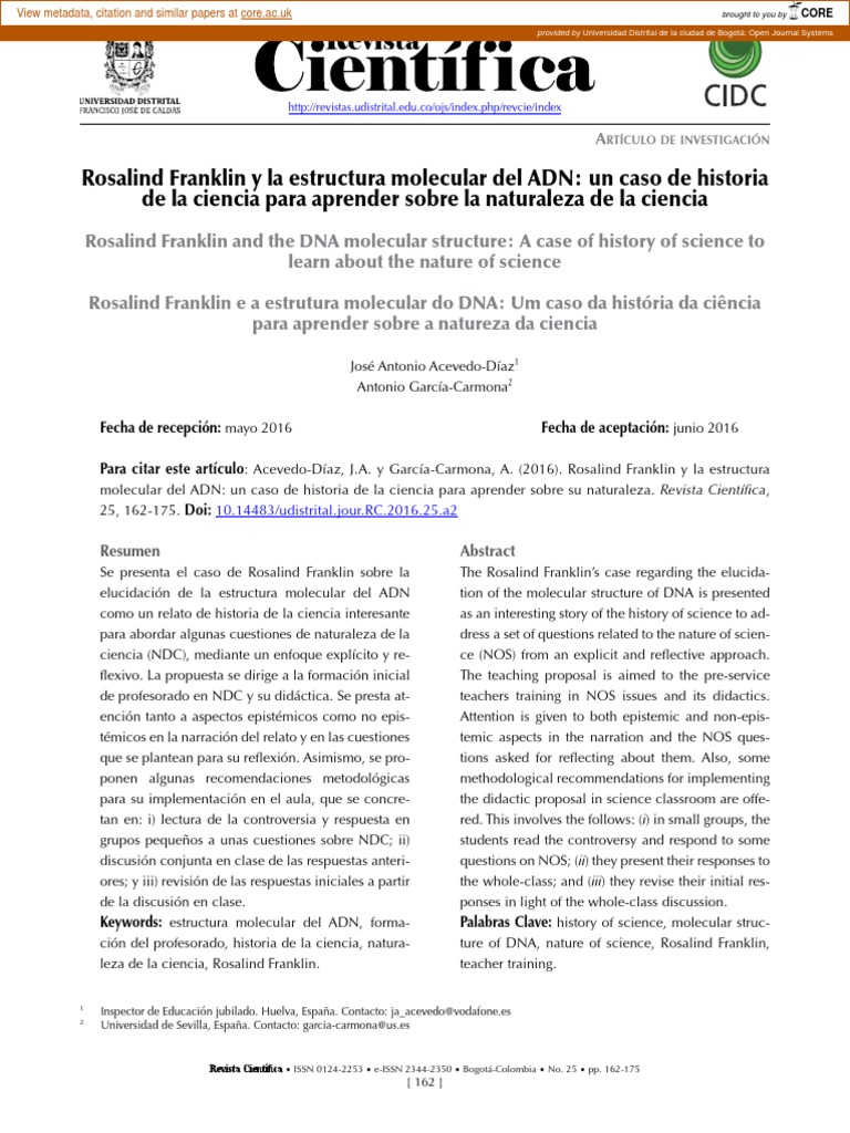 Rosalind Franklin | PDF