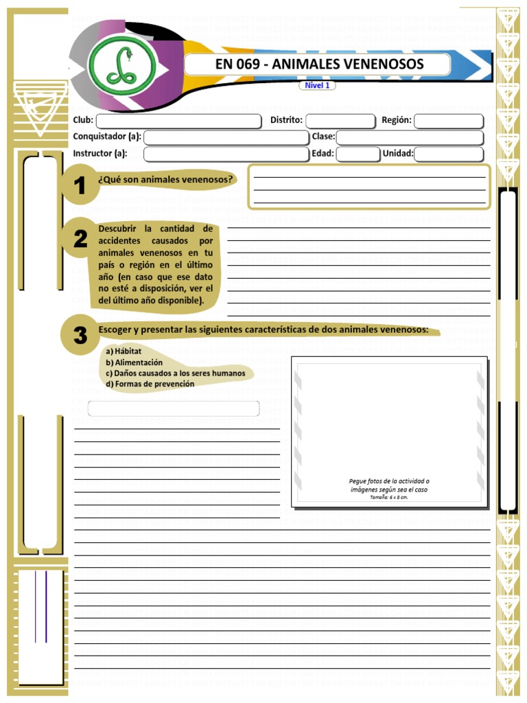Animales Venenosos | PDF