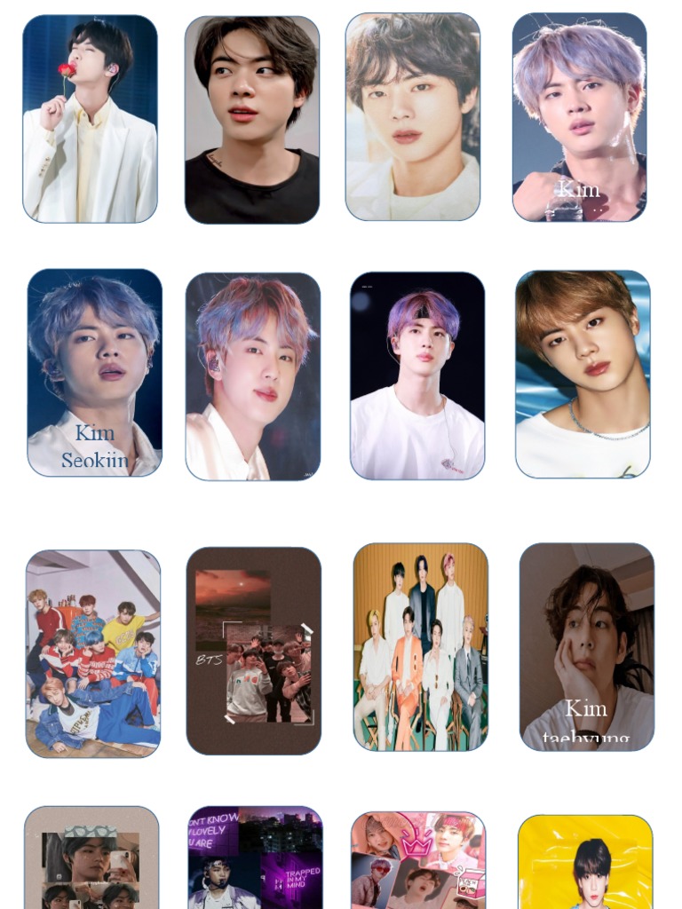 Photocard BTS | PDF
