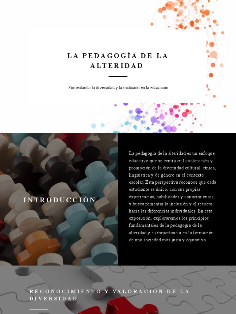 La Pedagogía de La Alteridad | PDF | Inclusión (Educación) | Novelas