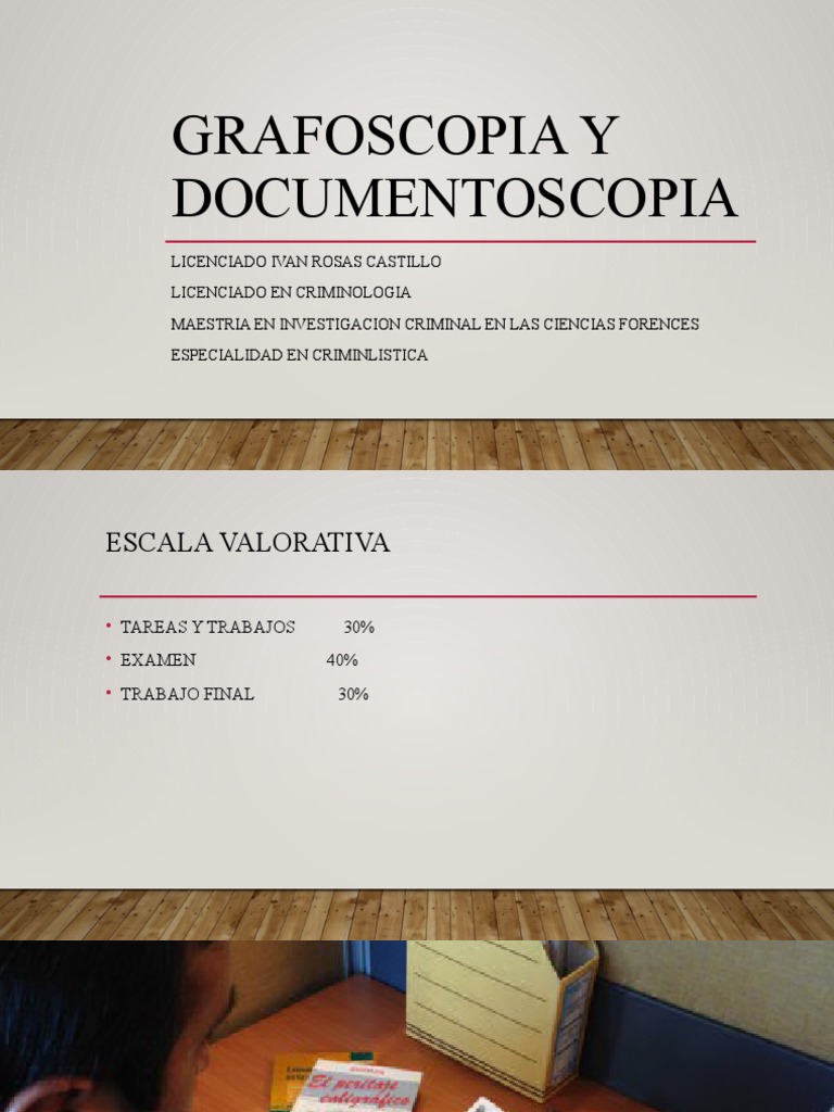 Grafoscopía y Documentoscopía Forense | PDF