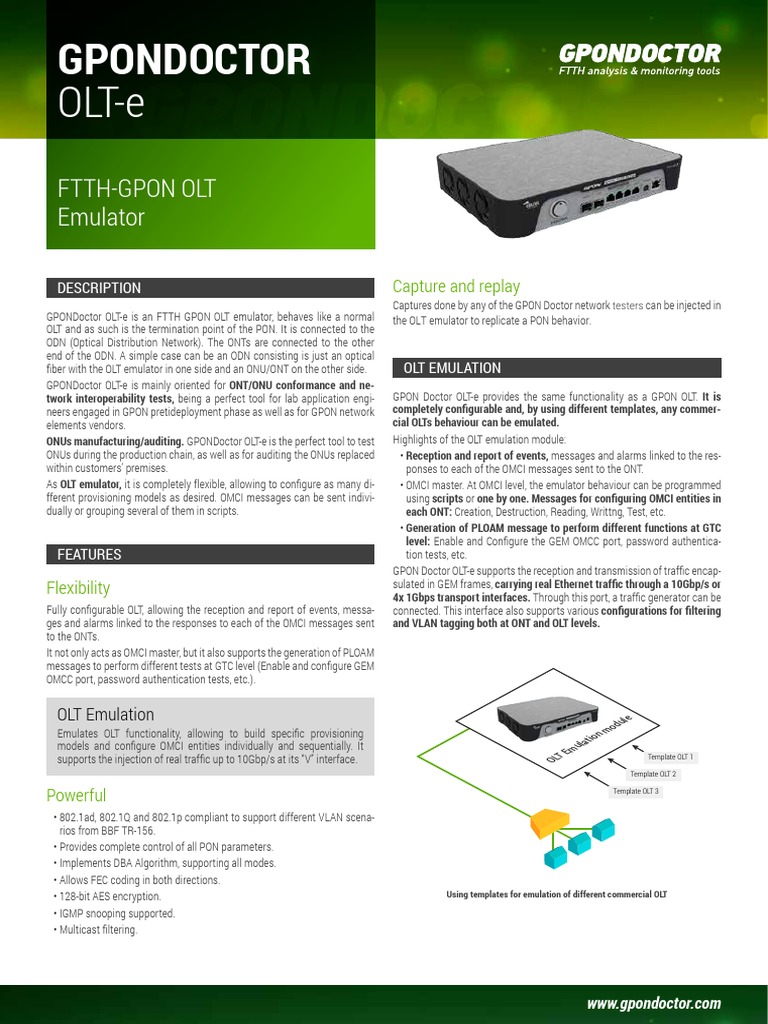Gpondoctor OLT-e Web Nav | Download Free PDF | Information And Communications Technology ...