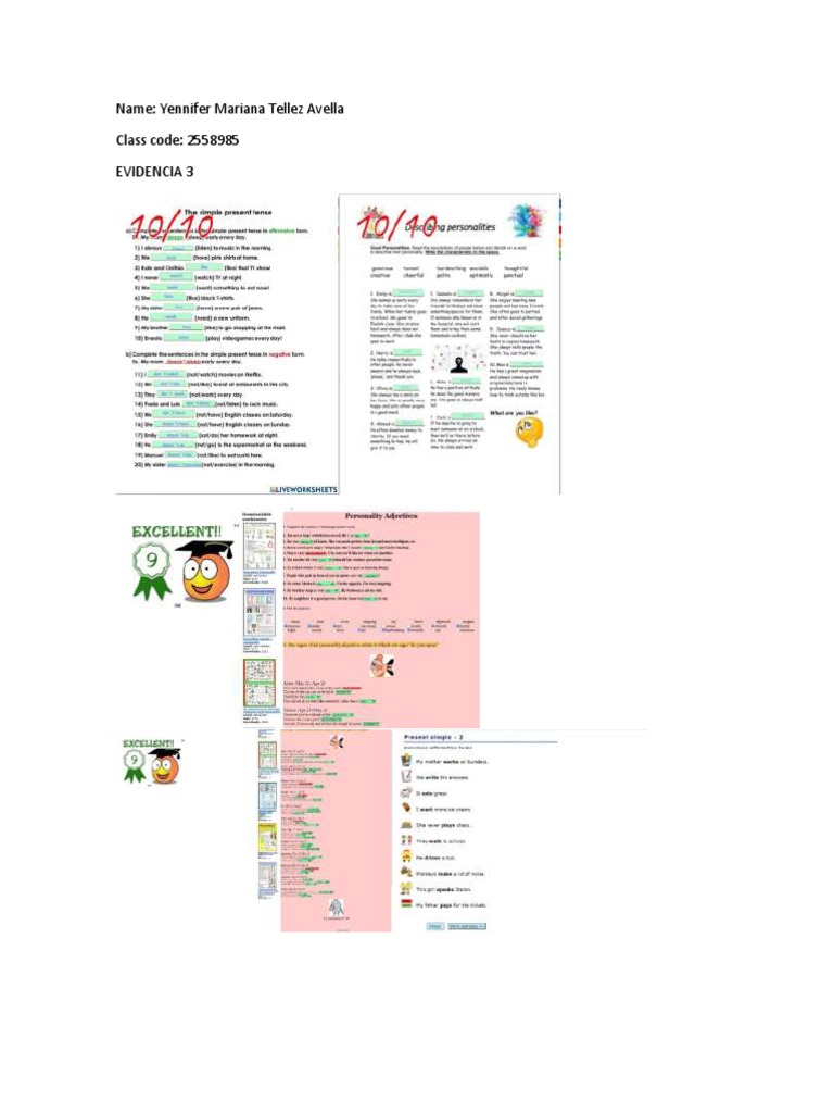 EVIDENCIA 3 Ingles | PDF