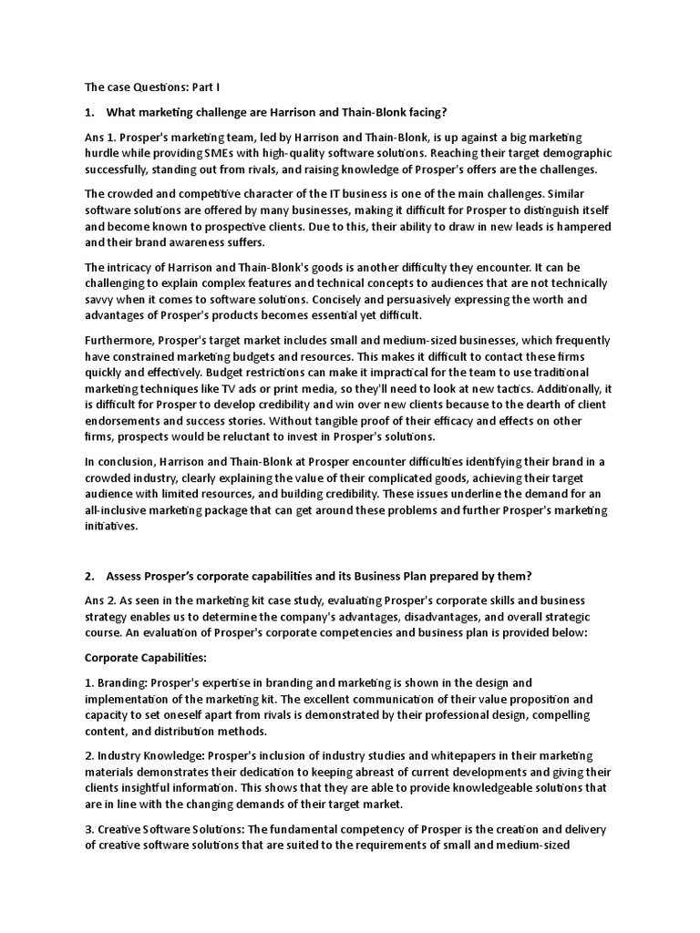 Case Study - Prosper - Marketing Kit | PDF