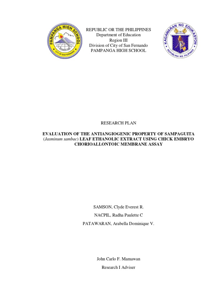 Research Plan 1 | PDF