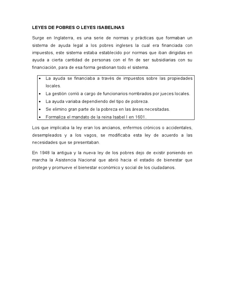 Leyes Isabelinas | PDF