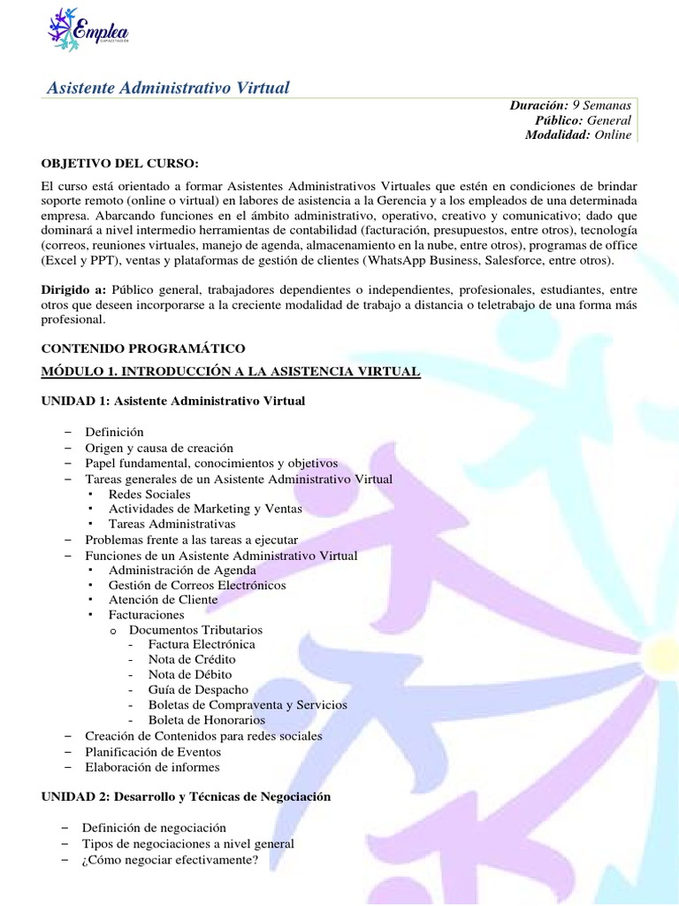 Asistente Administrativo Virtual | PDF | Gmail | Microsoft PowerPoint
