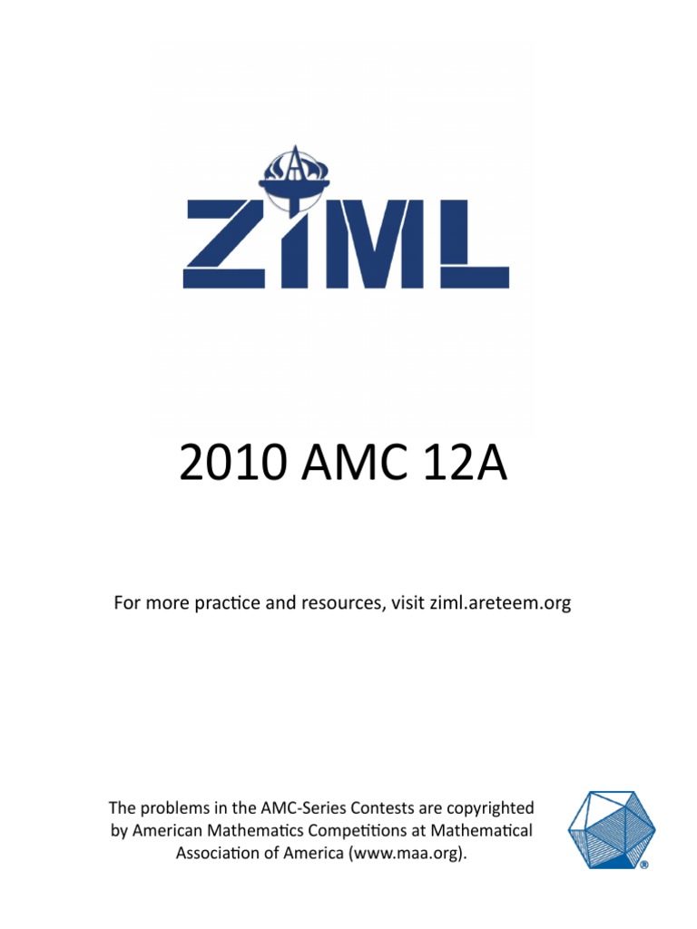 2010 Amc 12a | PDF
