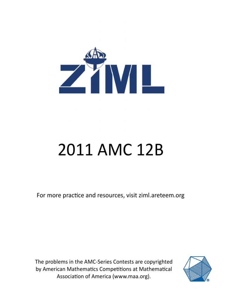 2011 Amc 12B | PDF