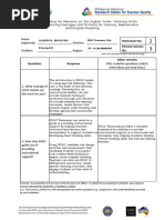 s5 Template WAP For Teachers | PDF | Learning | Teachers