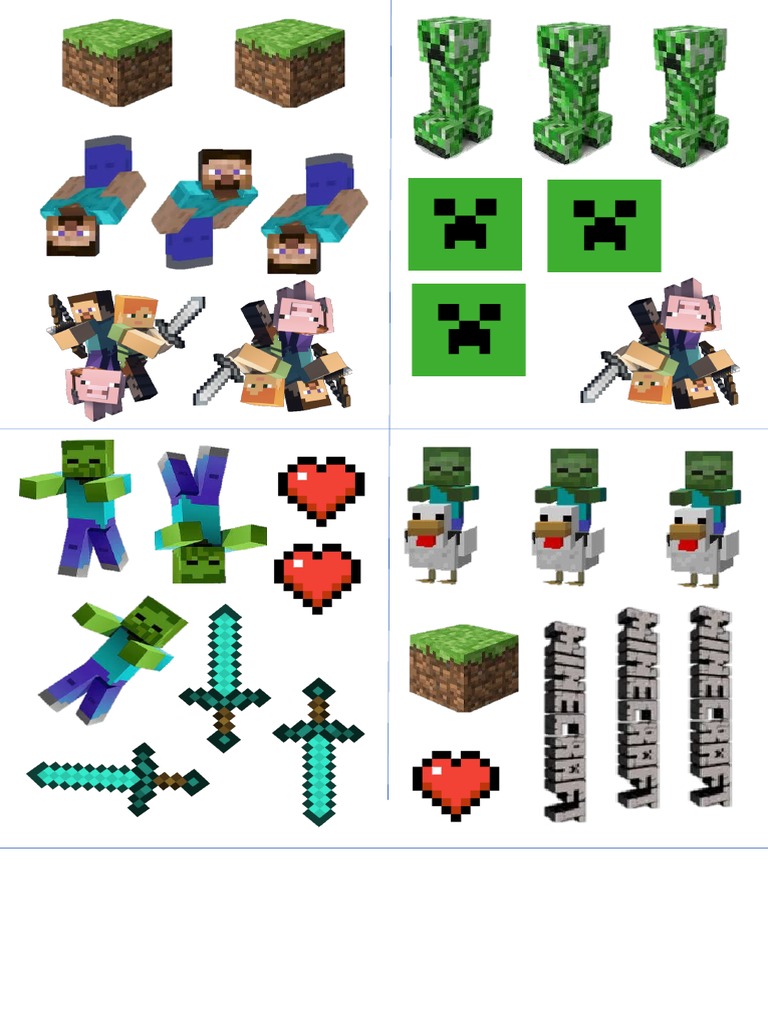 Stickers Minecraft | PDF