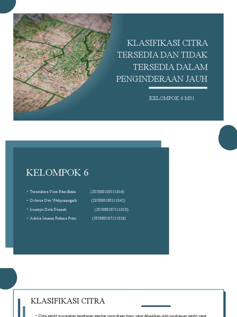 Kelompok 6 Penginderaan Jauh - Klasifikasi Citra Tersedia Dan Tidak ...