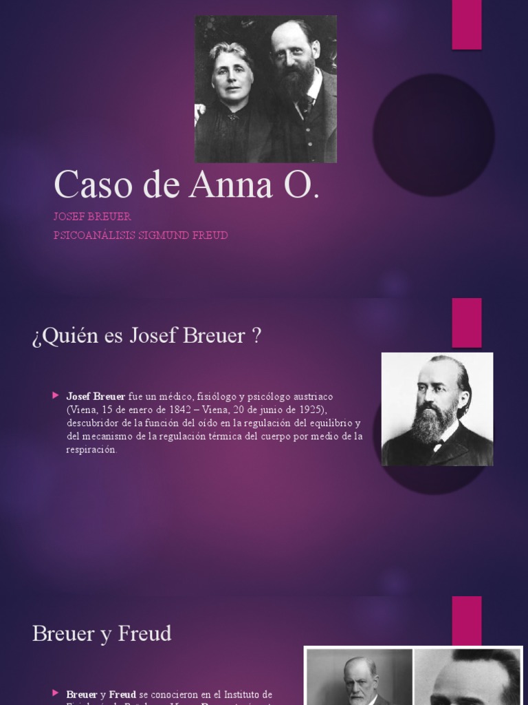 Caso de Anna O.: Histeria y Catarsis | PDF | Filosofía | Relaciones ...