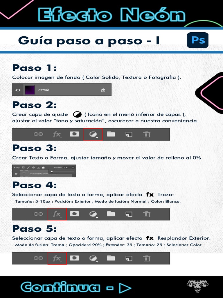 Guia Efecto Neon | PDF | Negocios | Informática