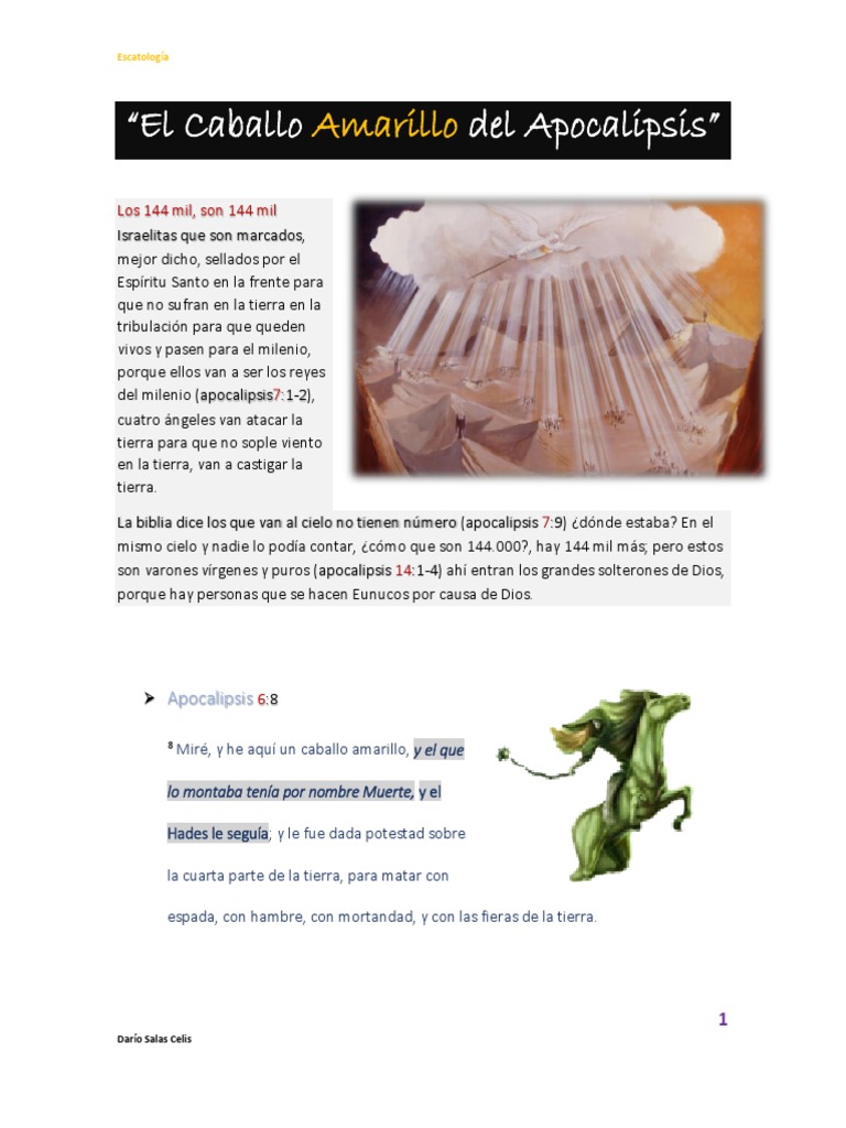 El Caballo Amarillo del Apocalipsis | PDF
