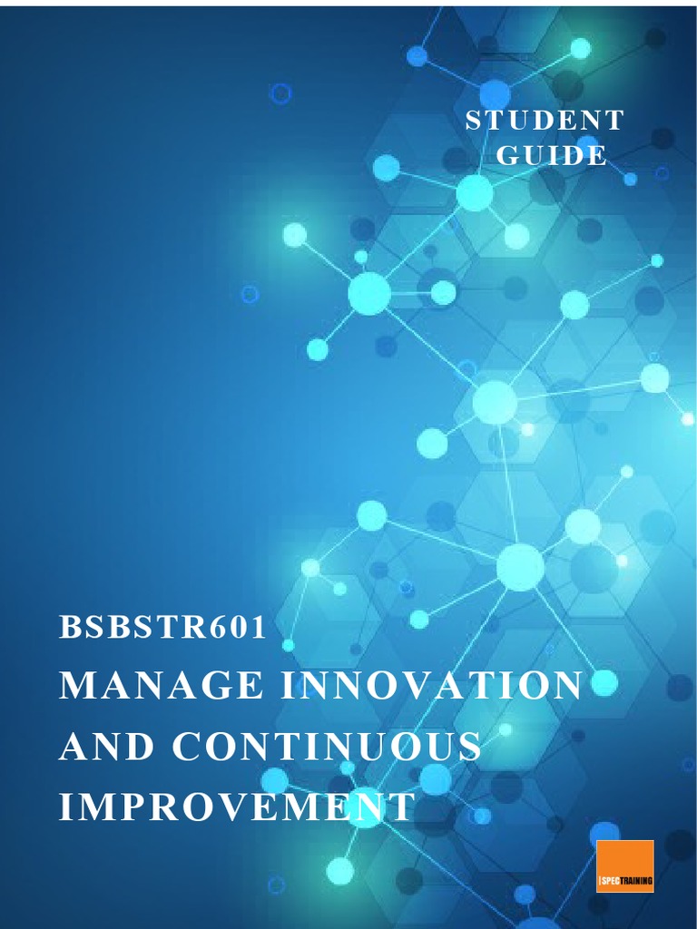 BSBSTR601 Student Guide | PDF | Mentorship | Innovation