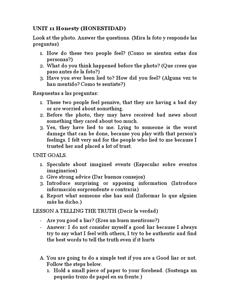 Unit 11 - Lesson A | PDF