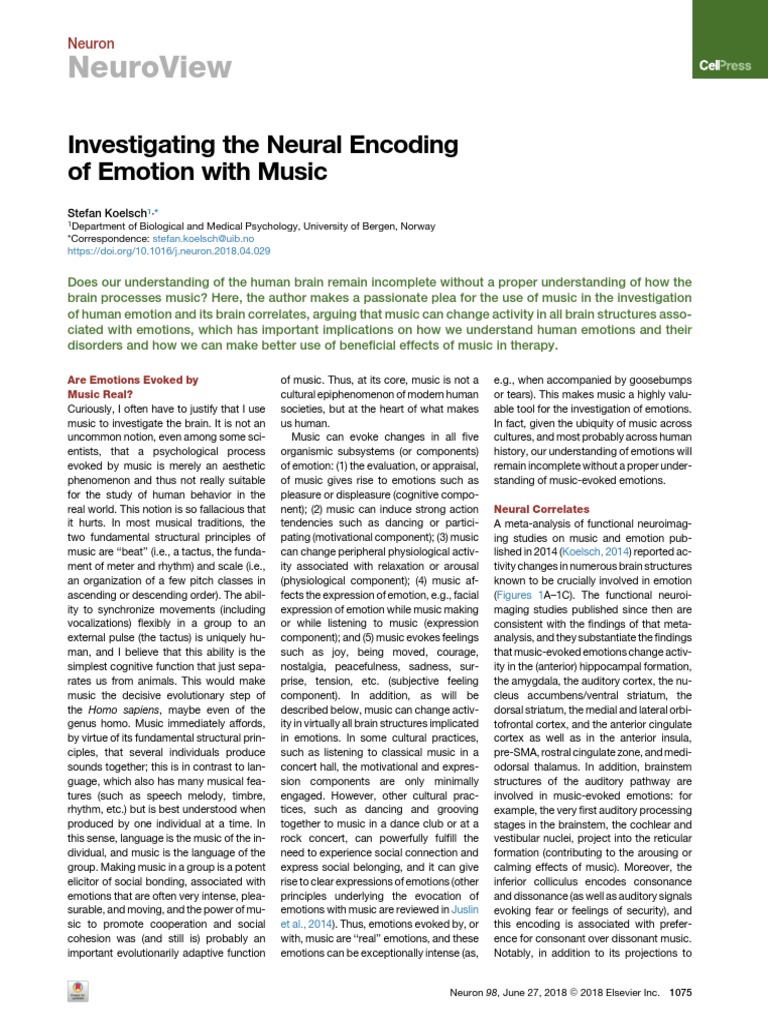 koelsch_2018_investigating_the_neural_encoding_of_emotion_with_music ...