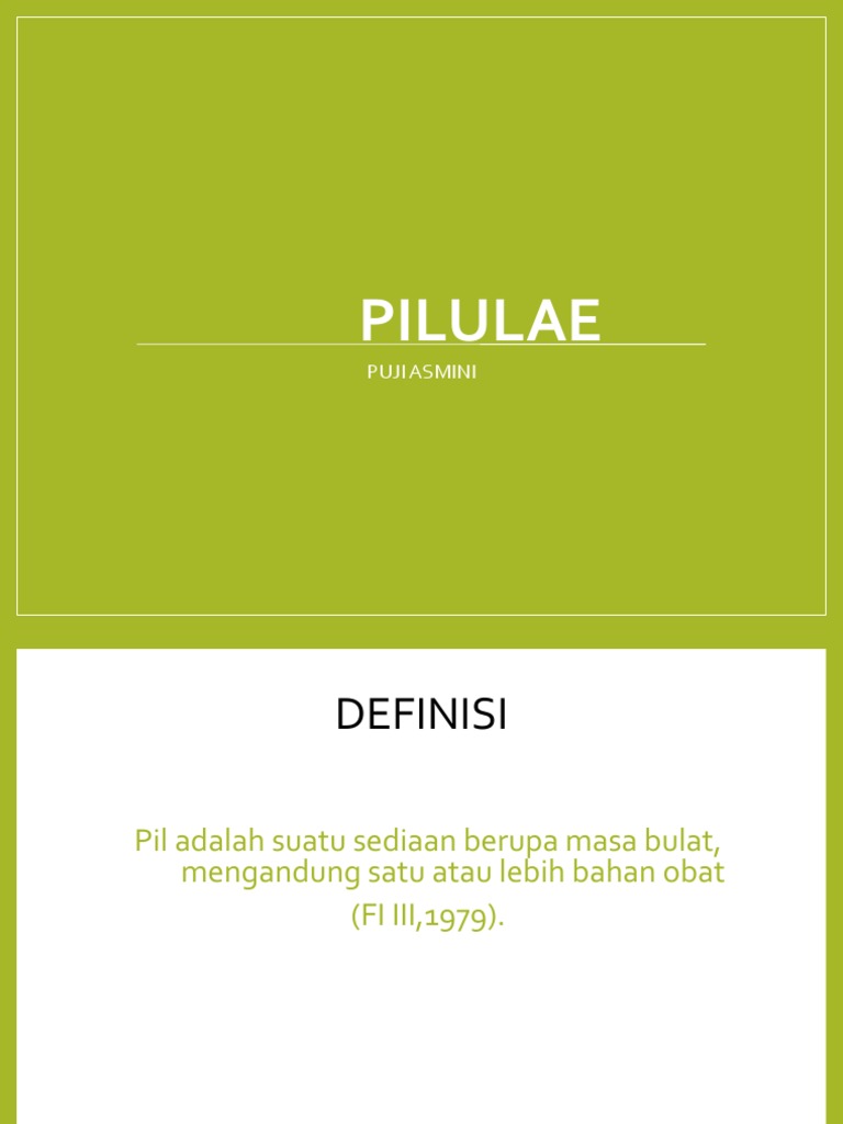 Pil Tablet | PDF