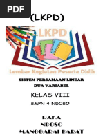 MODUL SPLDV Kelas VIII | PDF