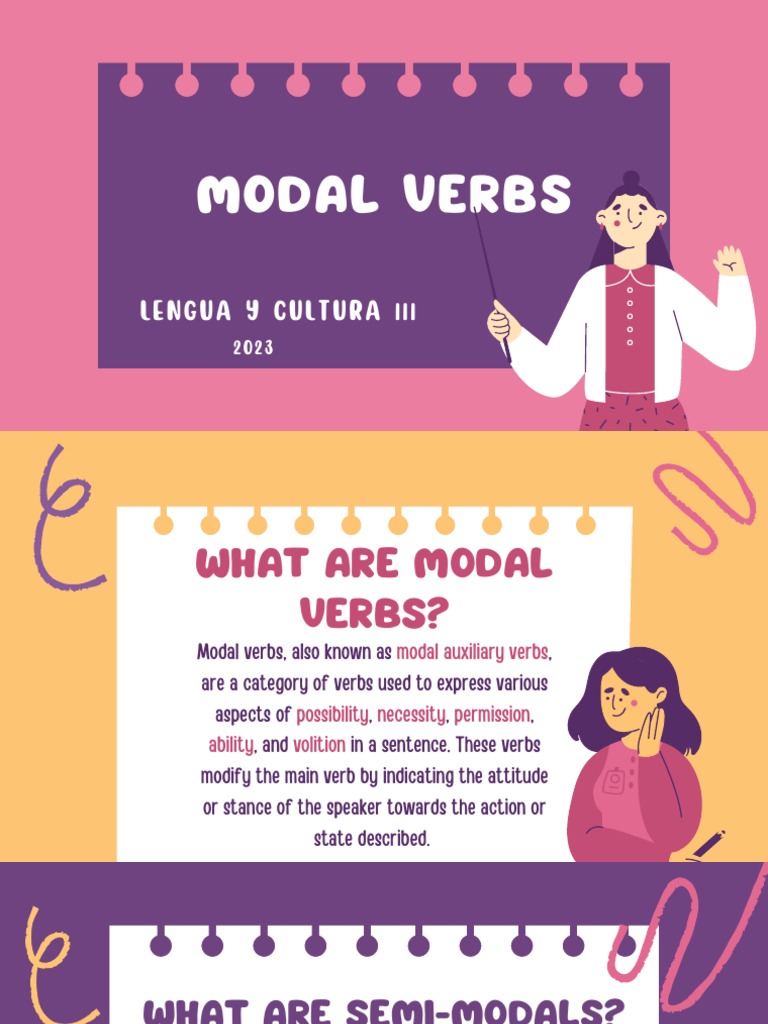 Modal Verbs | PDF | Verb | Linguistics