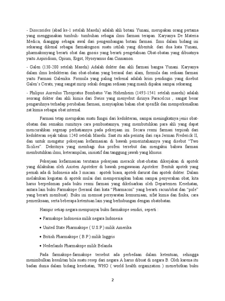 Dasar2 Farmasi | PDF