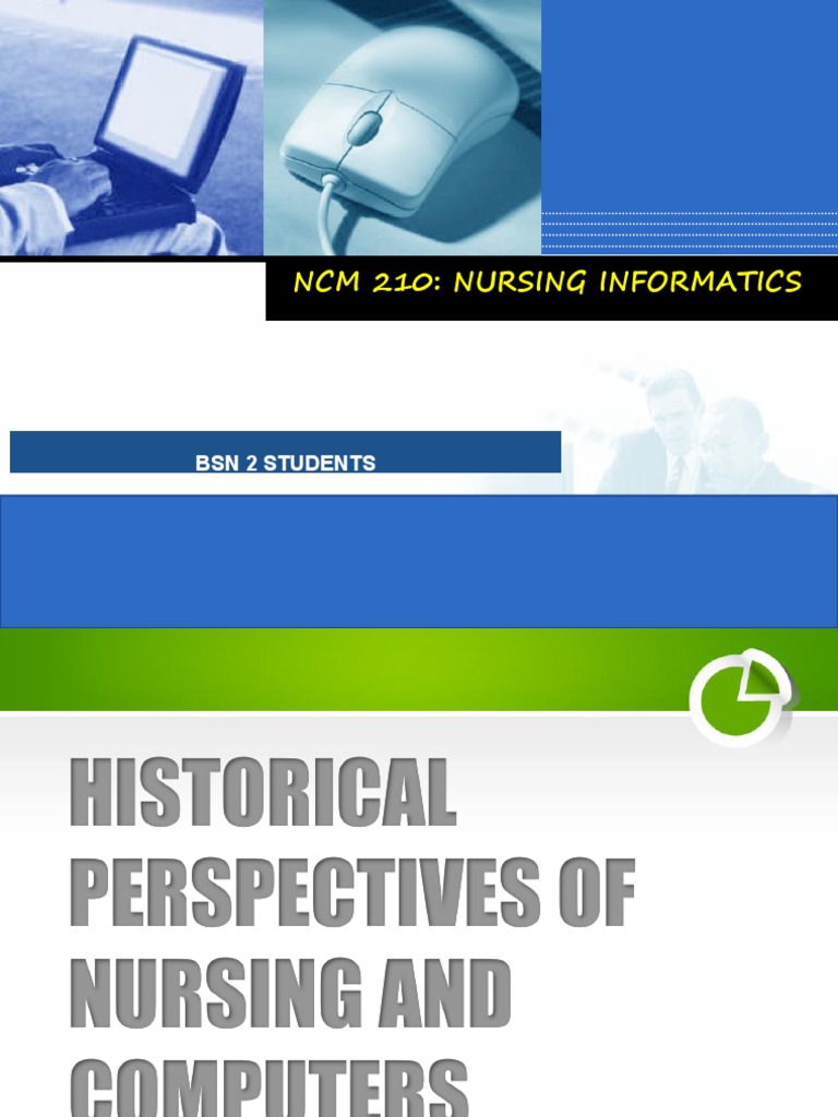 History of Nursing Informatics | PDF