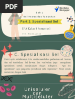Formatif 1 Kelas 8 Sel, Mikroskop Dan Spesialisasi Sel | PDF