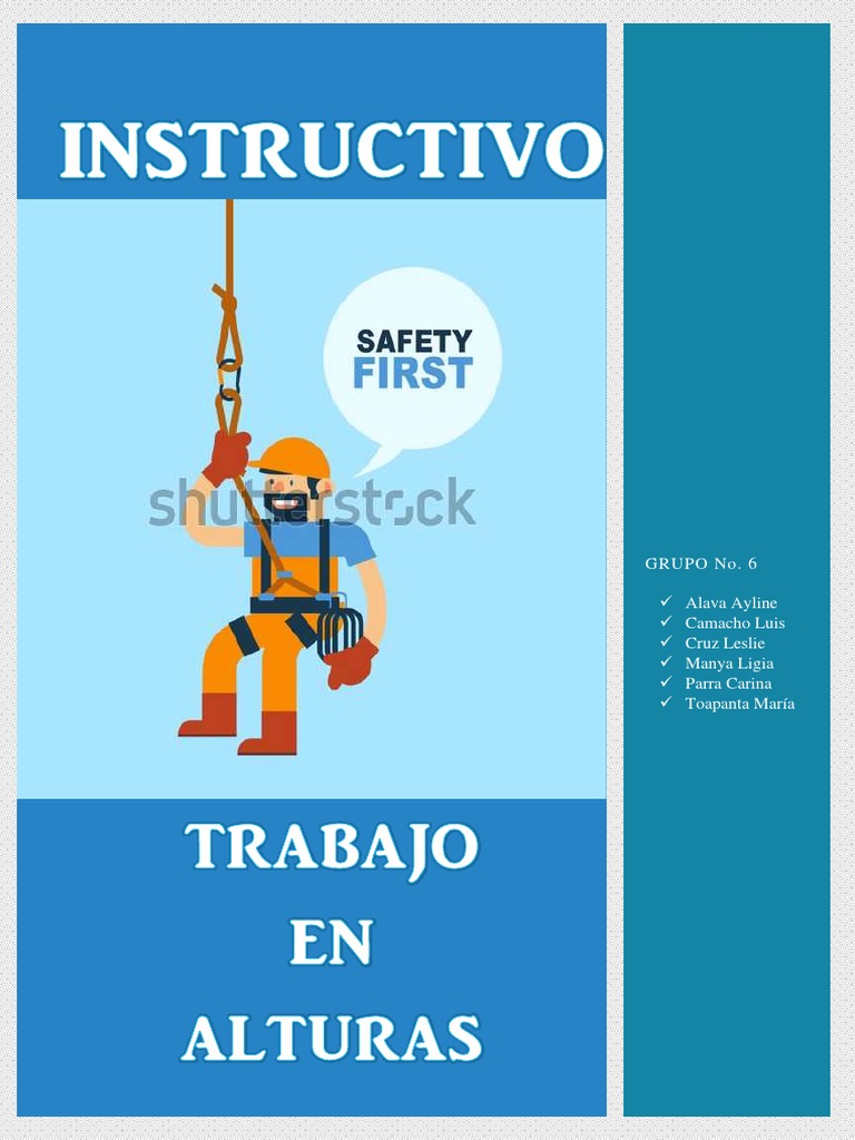 Instructivo Trabajo en Altura - Grupo 6 | PDF
