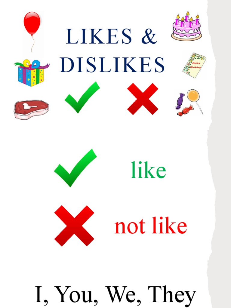 Likes and Dislikes Overview | PDF