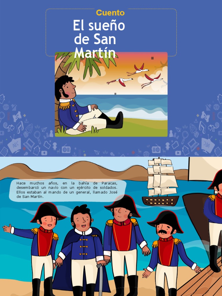 Exp7 Inicial 3y5 Arte Recurso1 Cuentoelsuenodesanmartin | PDF | Viajes y turismo | Historia