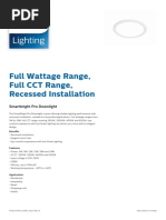 Wipro Lighting Cut Sheet | PDF | Lighting | Fluorescent Lamp