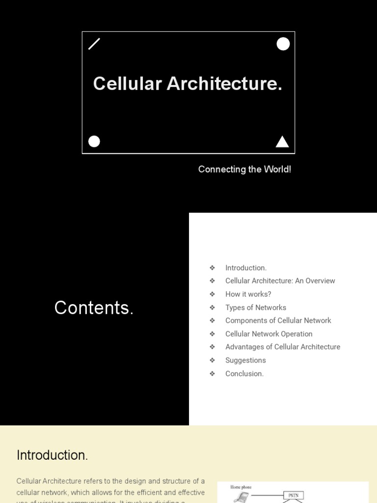Cellular Architecture | PDF