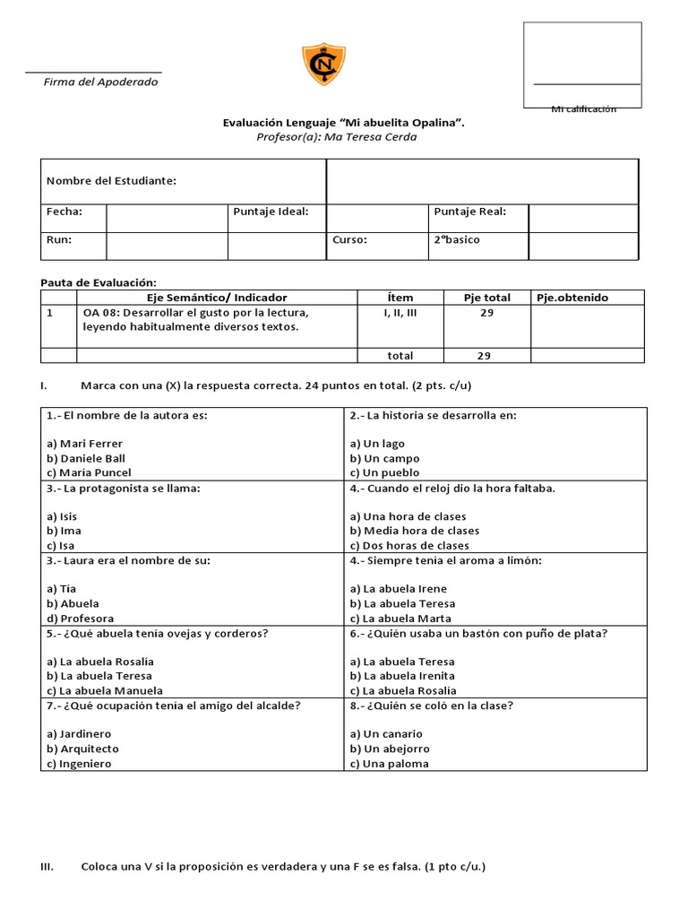 Abuelita Opalina Pdf