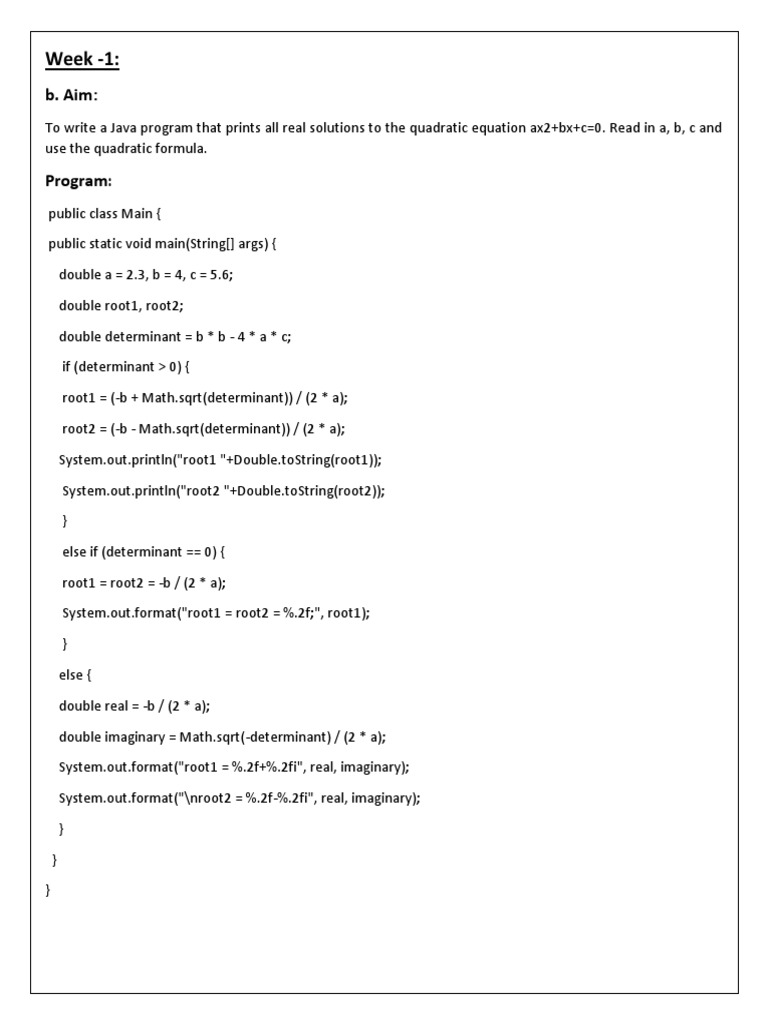 Java Lab Manual R19 | PDF | Teaching Methods & Materials | Computers