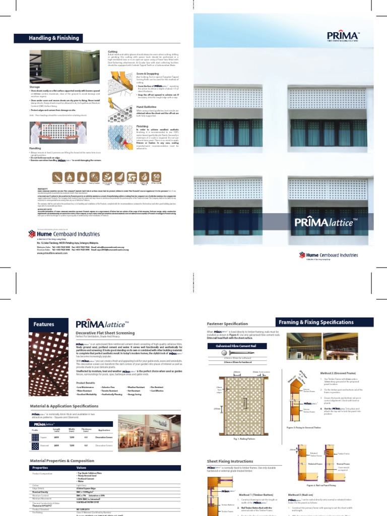 Prima Lattice Brochure | PDF