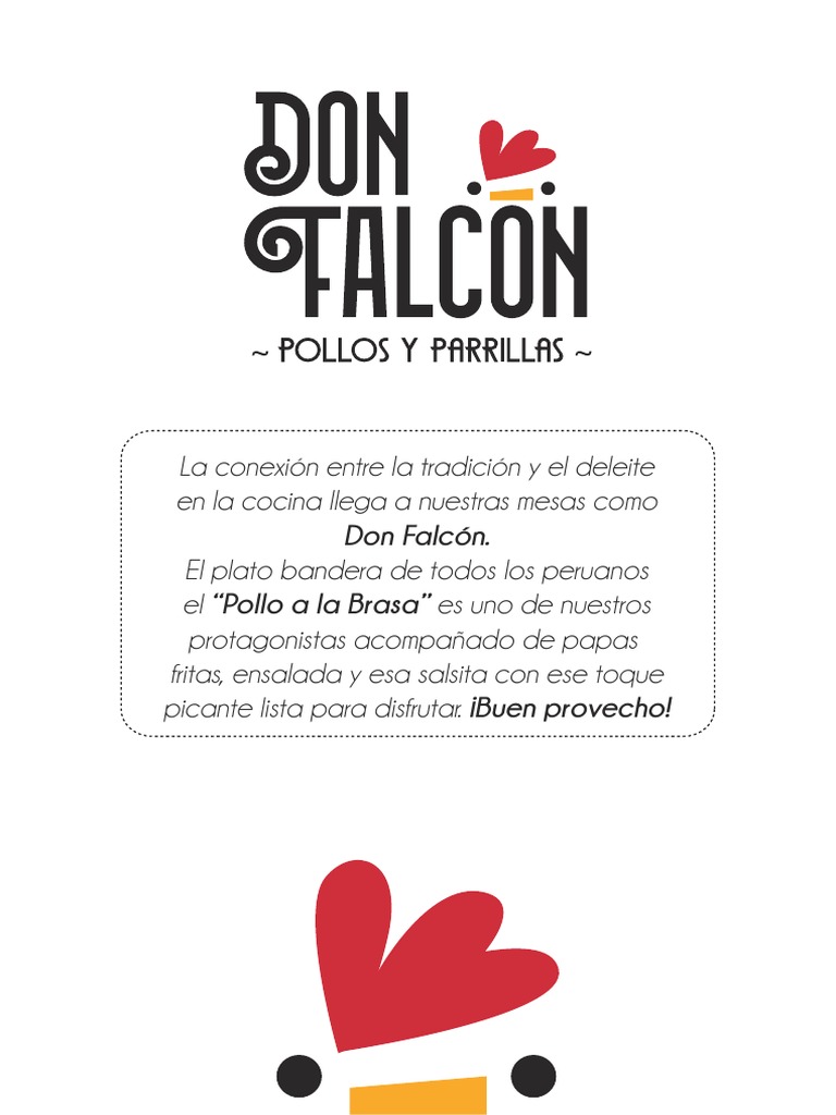 Carta Delivery Don Falcon 2023 | PDF | Cocina, comidas y vino