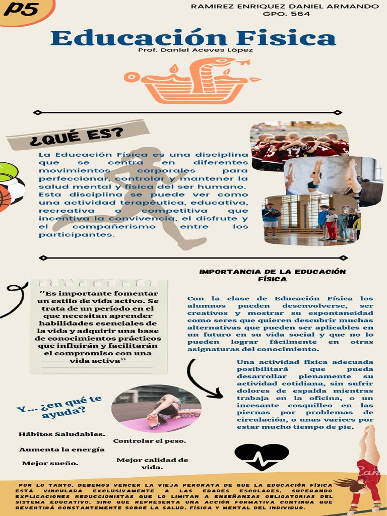 Educación Fisica Infografia | PDF