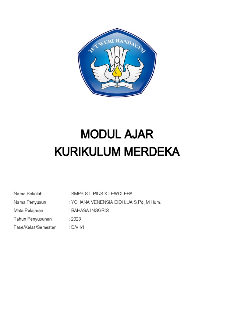 MODUL AJAR 2 Self Introduction | PDF